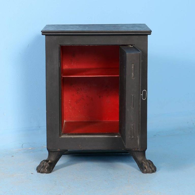 Antique Black Iron Safe from Denmark, circa 1890 at 1stDibs