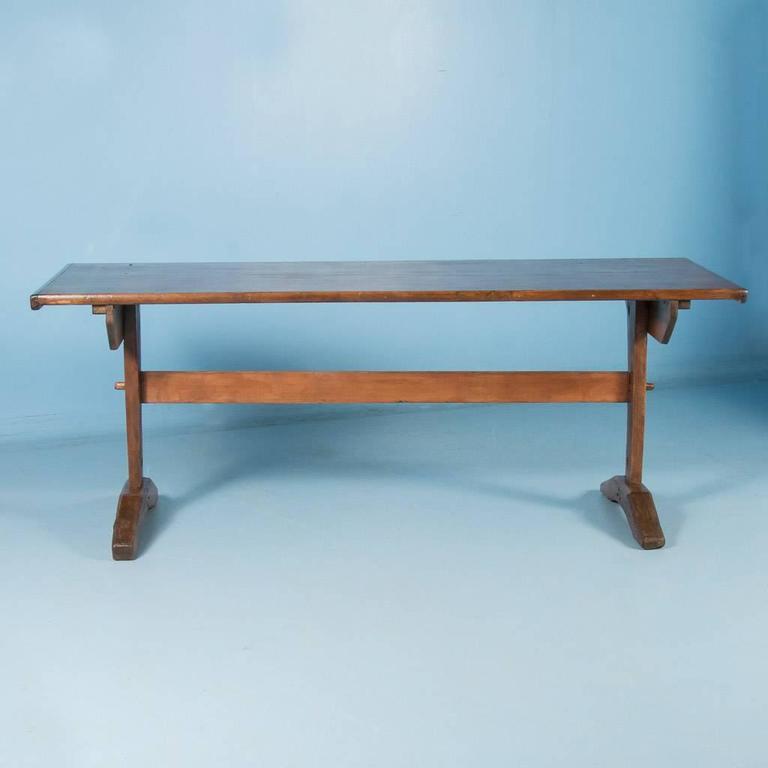 Antique Early American Country Harvest Table, 19th Century at 1stDibs