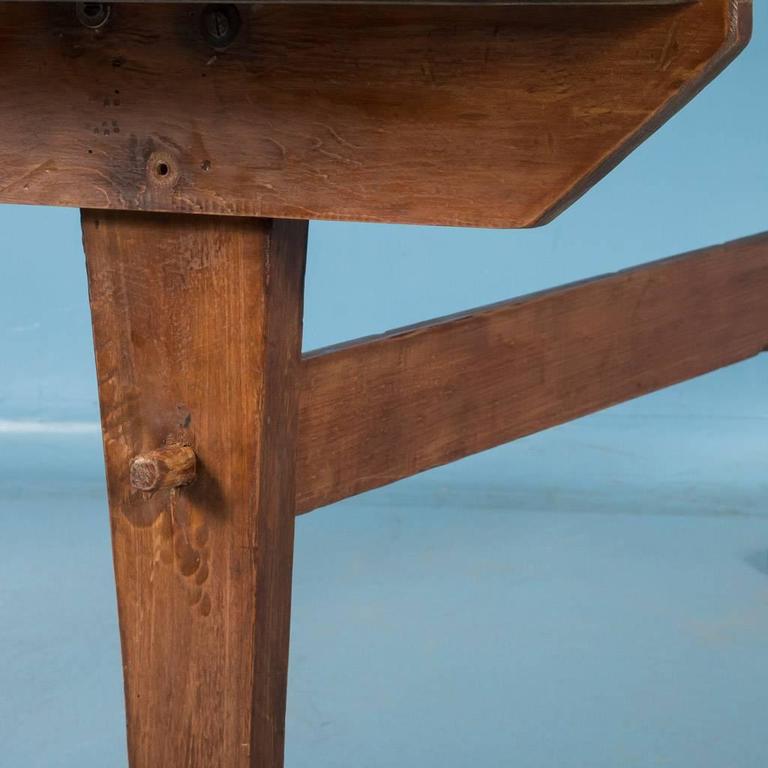 Antique Early American Country Harvest Table, 19th Century at 1stDibs