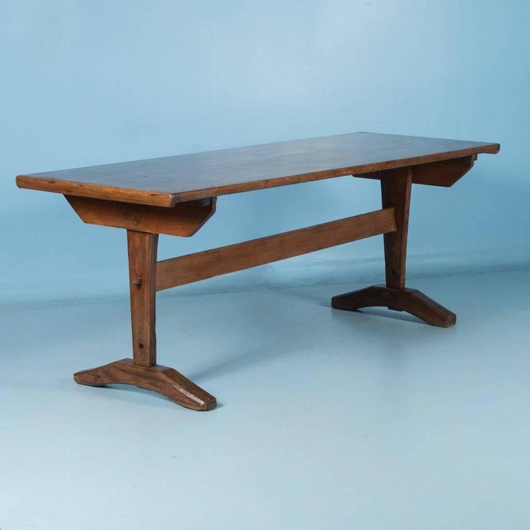 Antique Early American Country Harvest Table, 19th Century at 1stDibs