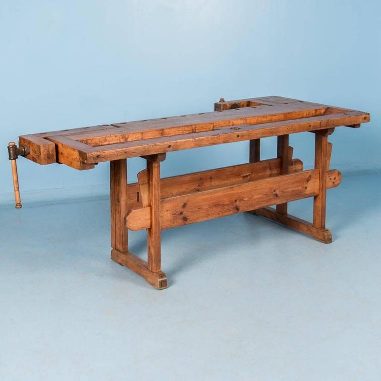 Antique 19th Century Carpenter's Workbench from Denmark at 1stDibs