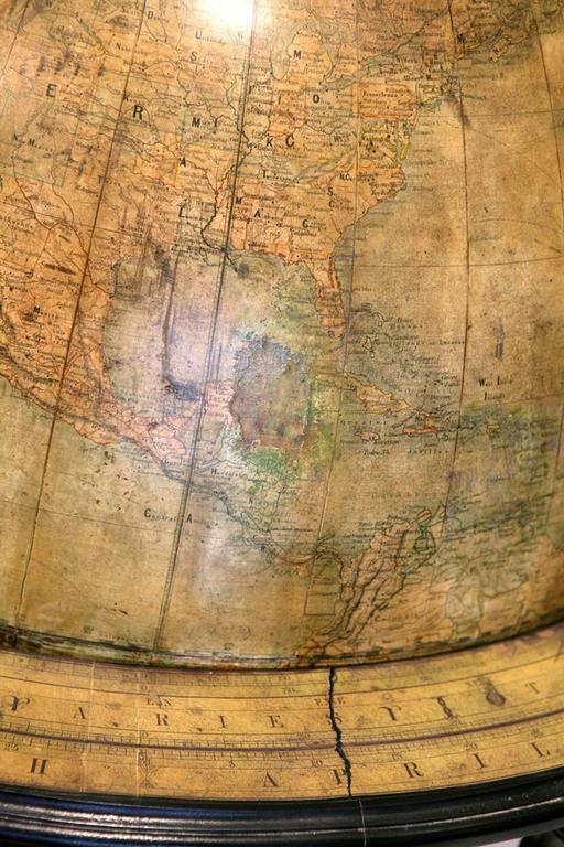 Large Terrestrial Library Globe For Sale at 1stdibs