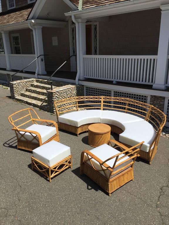 Vintage Ficks Reed Rattan Suite at 1stDibs