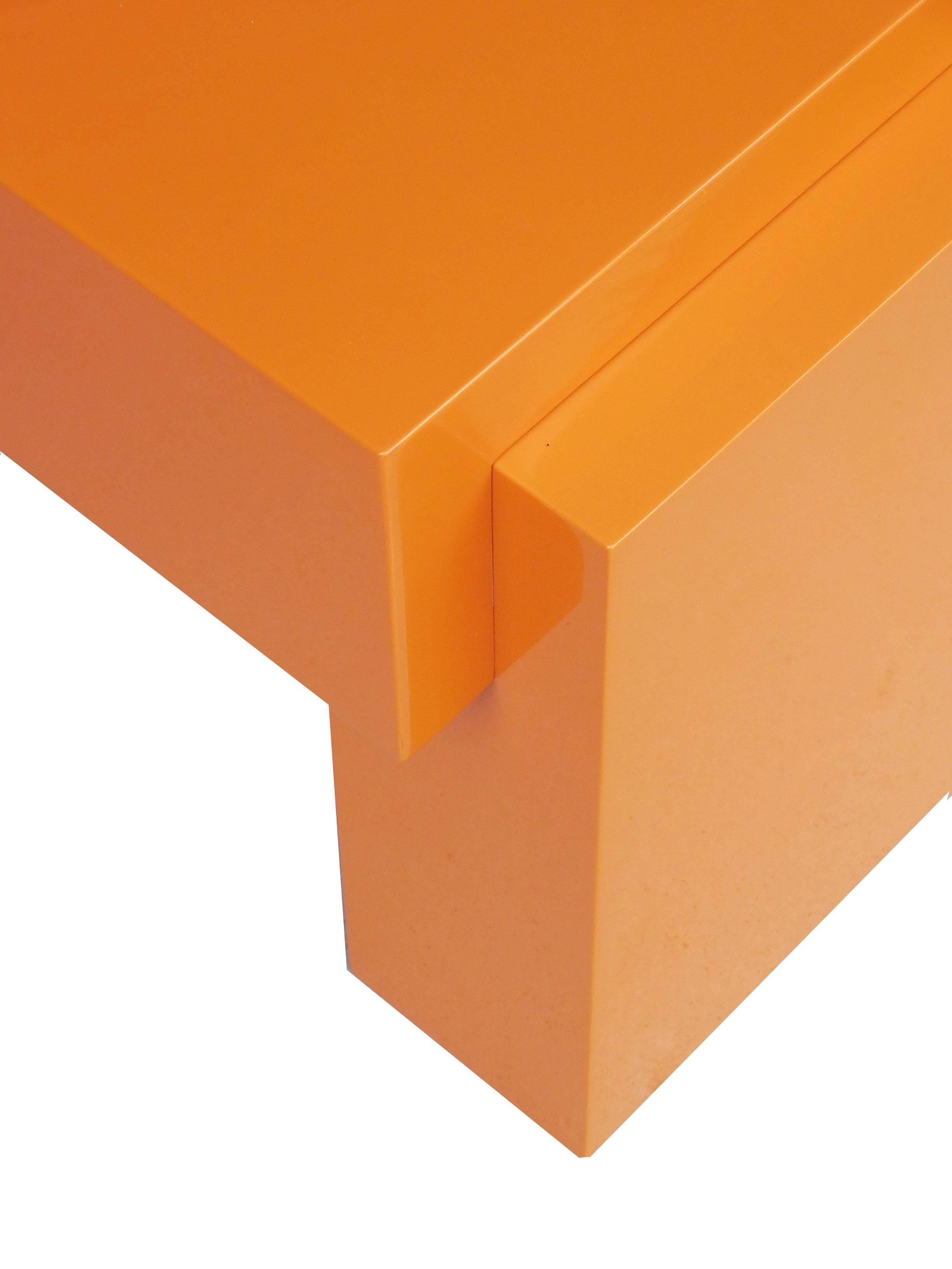 Karl Springer Lacquer Airport Coffee Table, 1980 at 1stDibs