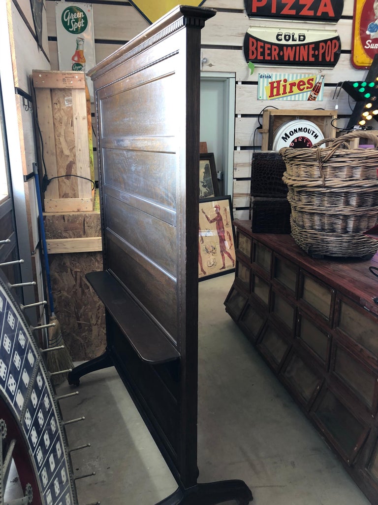 Antique Brunswick Freestanding Billiard Rack For Sale at 1stDibs