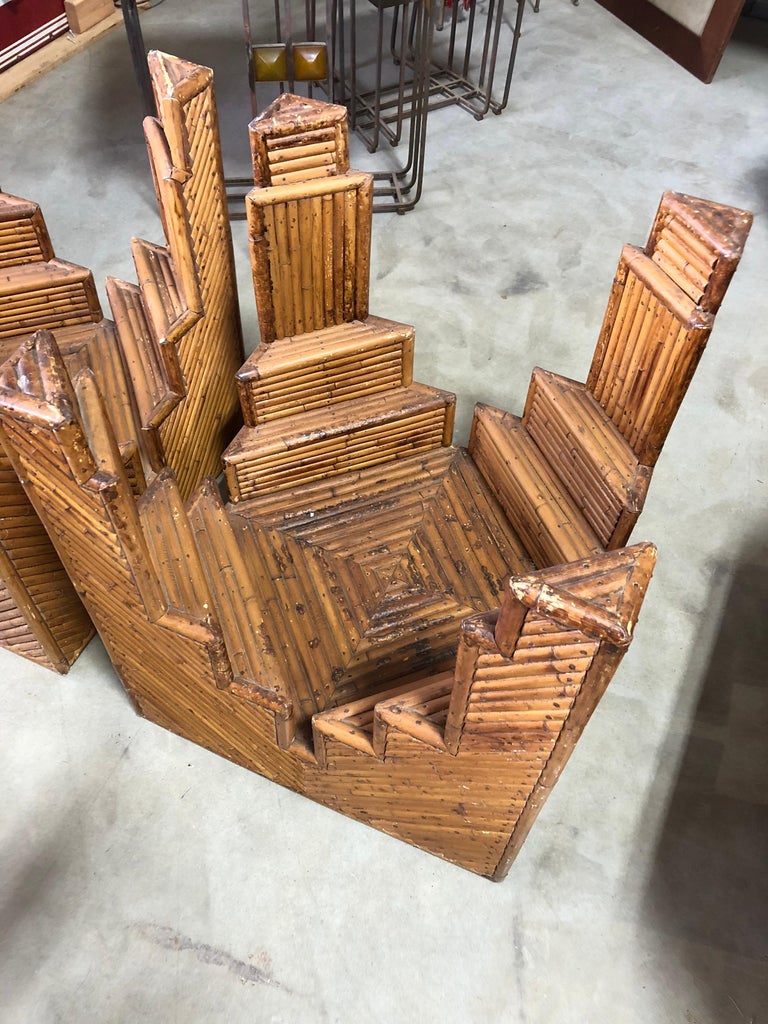 Midcentury Italian Bamboo Table Bases For Sale at 1stDibs