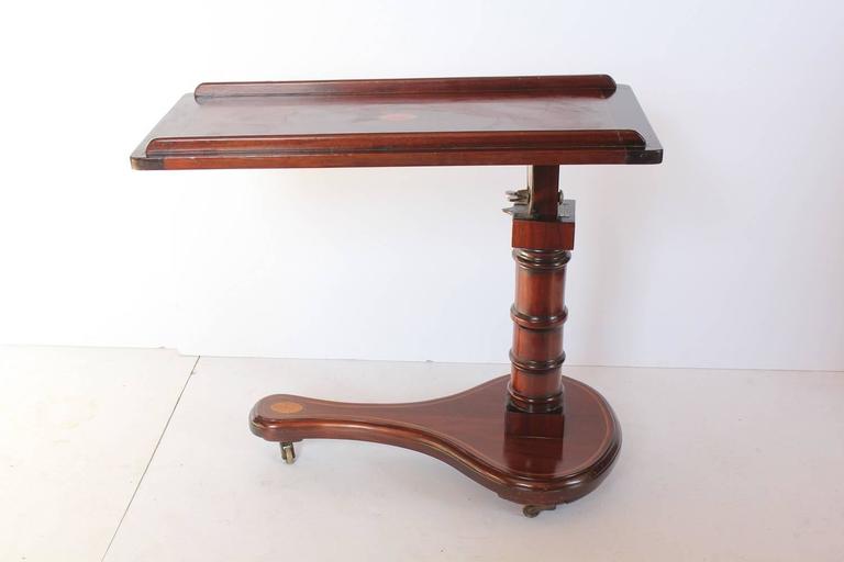 Unusual 20th Century Italian Tilt Inlaid Table/Slanting Art Desk For ...