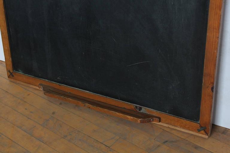 Vintage School Wall Chalkboard at 1stDibs