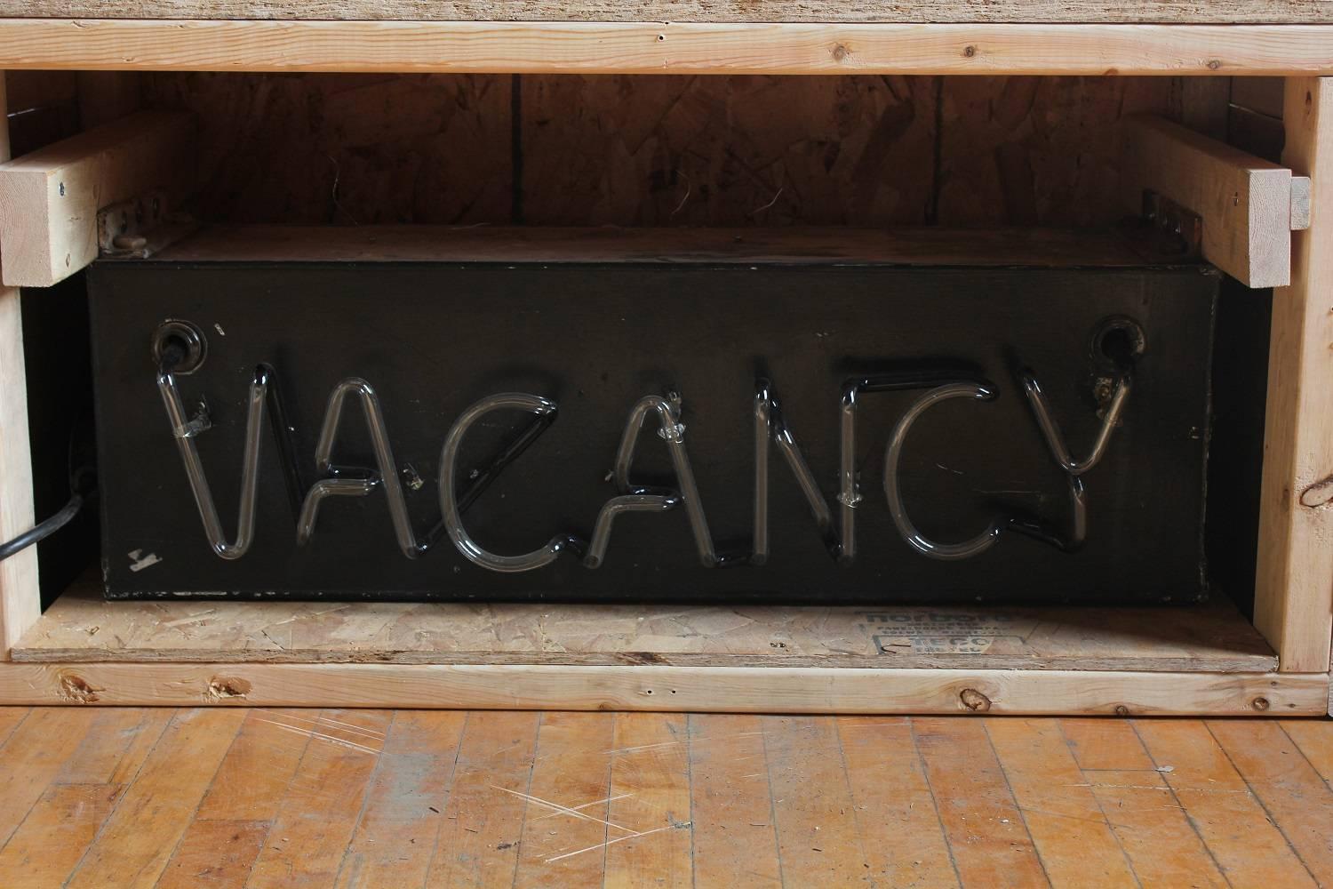 1930s Neon "Vacancy" Sign For Sale at 1stdibs