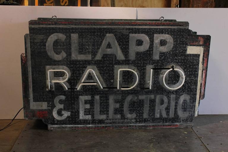1930s RADIO Neon Sign For Sale at 1stDibs