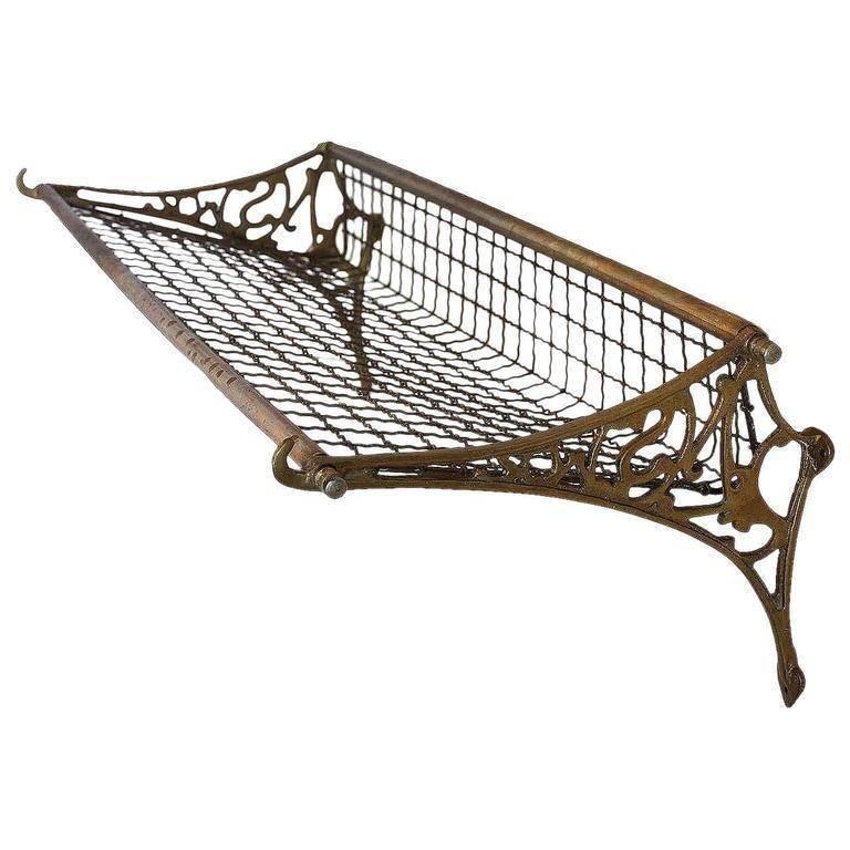Antique Solid Brass Pullman Train Luggage Rack at 1stDibs | vintage ...