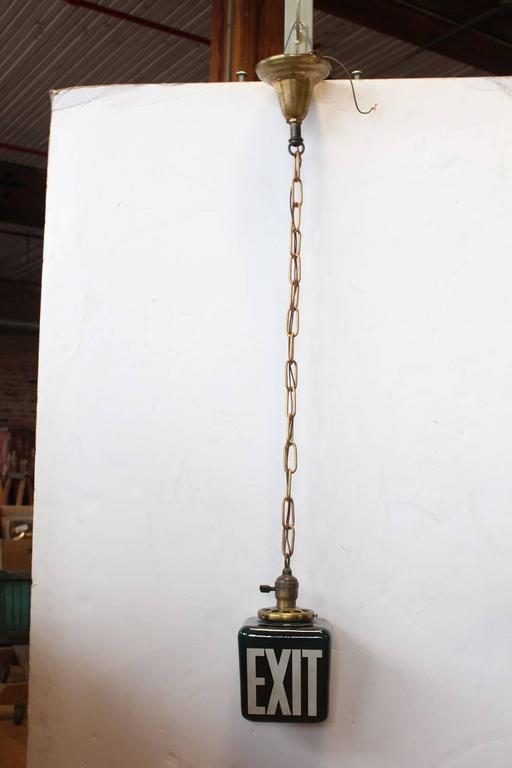 Original 1920s Theatre Double Sided Exit Light at 1stDibs | 1920s exit sign