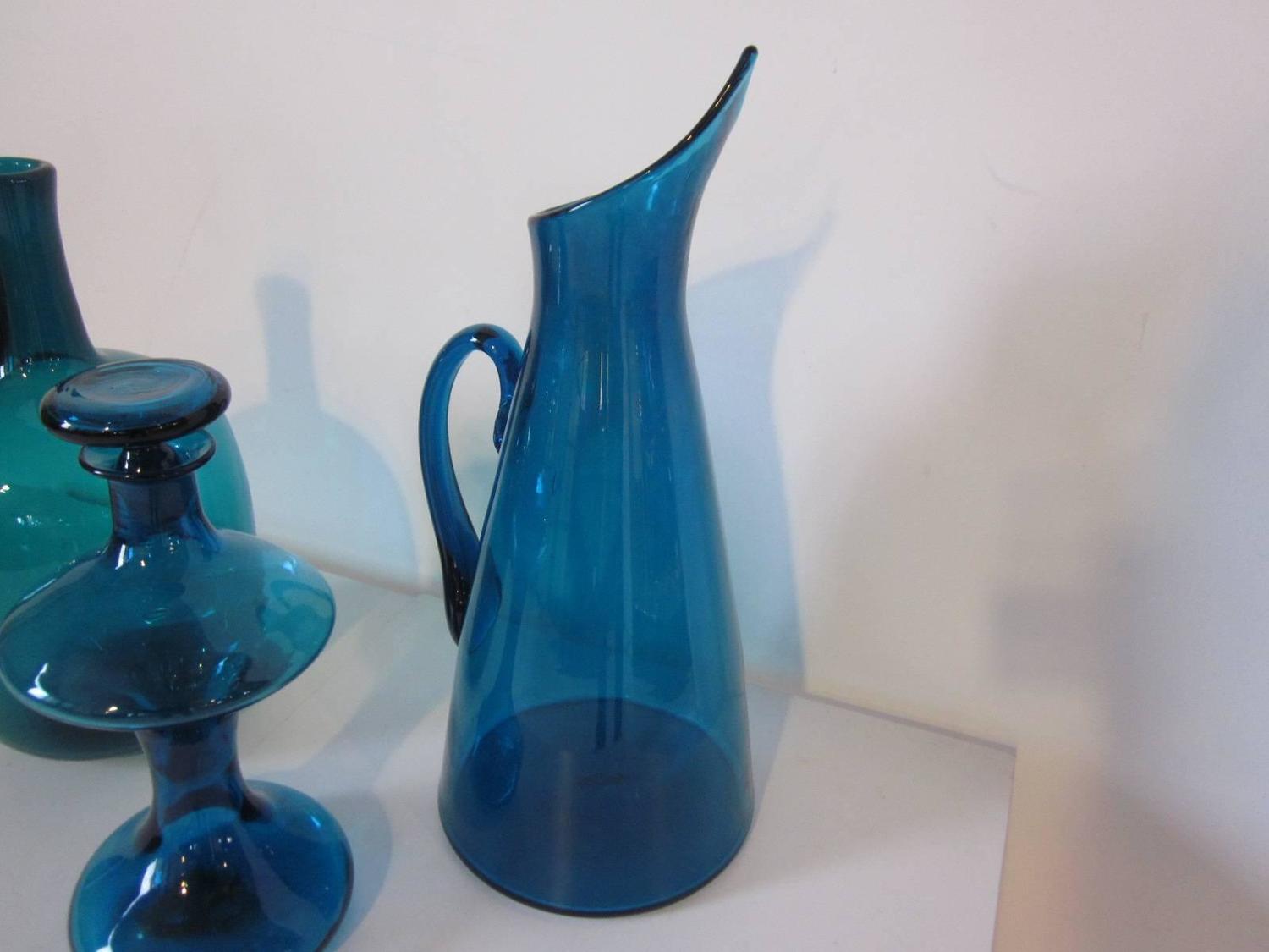 Blue Blenko Glass Collection at 1stdibs