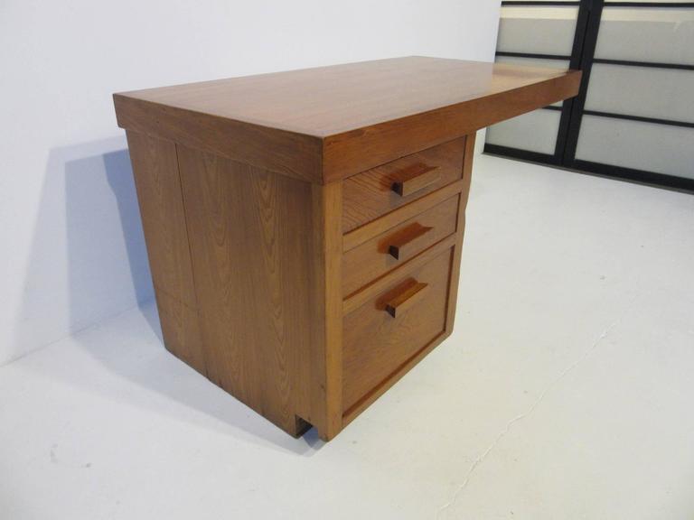 Important Frank Lloyd Wright Usonian Desk from the Levin House at 1stDibs