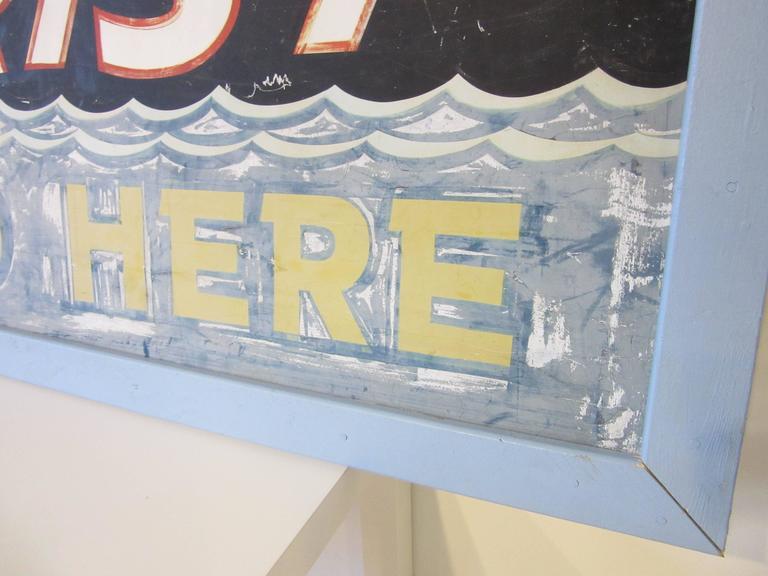 Rare and Historical Colored Tourist Highway Sign at 1stDibs