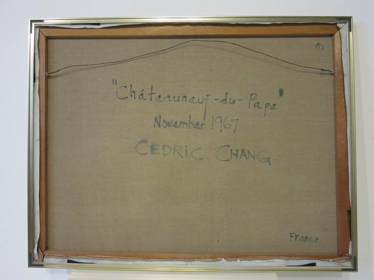 Cedric Chang Abstract Oil Painting " Chateauneuf -Du -Pape ", 1967 at ...