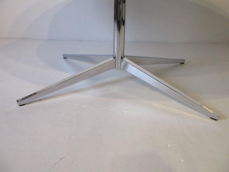 Florence Knoll X Based Walnut Oval Dining or Conference Table at 1stDibs