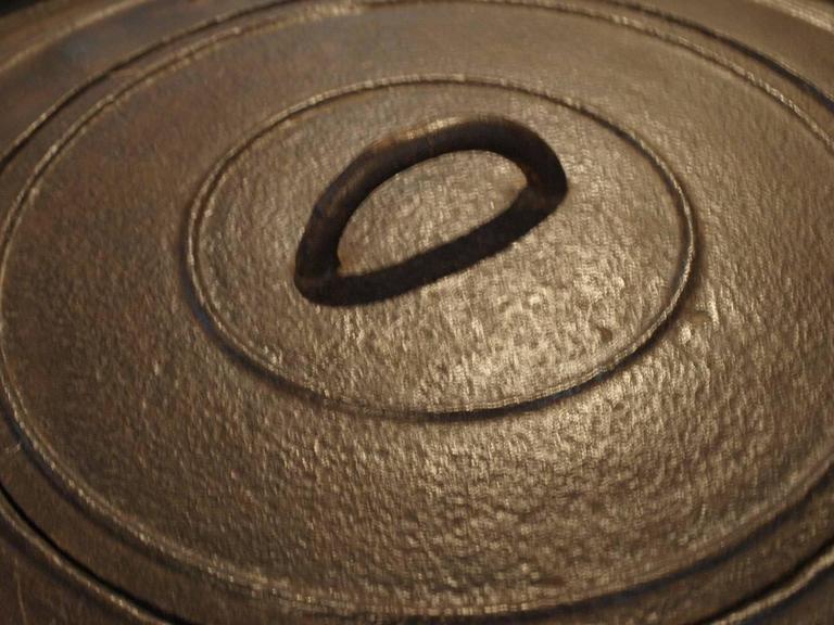 French 19th Century Cast Iron Duck Scalding Pot or Fire Pit For Sale at ...