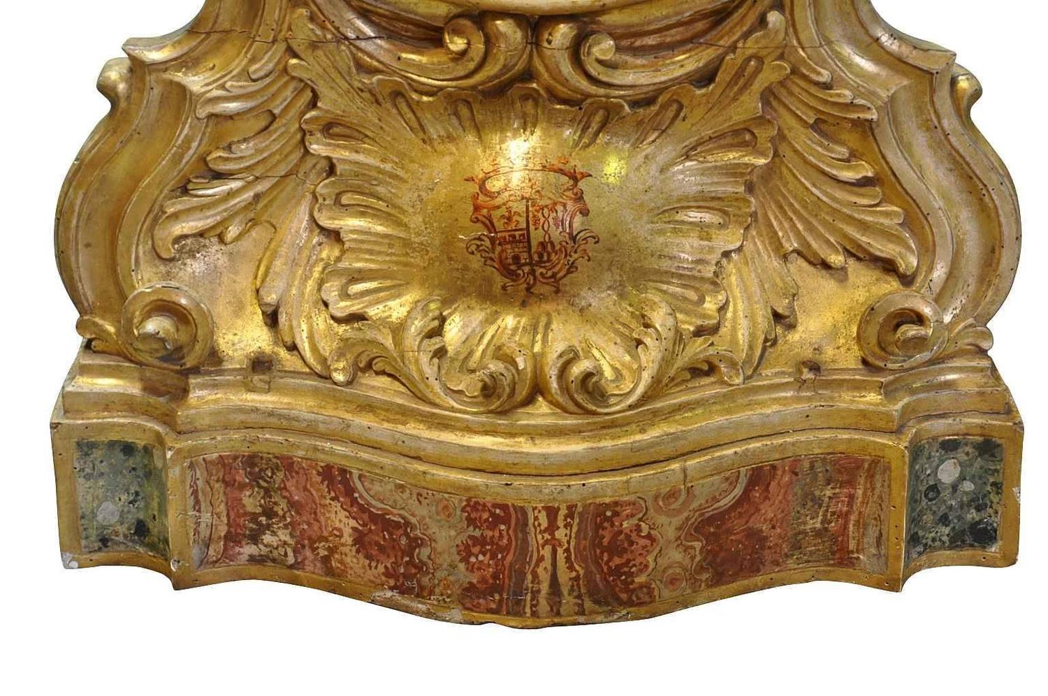 Exceptional 18th Century Italian Altar Frame Mirror For Sale at 1stdibs