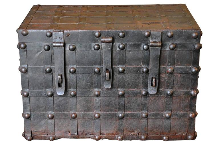 18th Century Spanish Strong Box, Coffer at 1stDibs | box strong, strong ...
