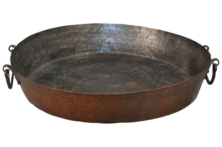 Large Italian 18th Century Copper Pan at 1stDibs