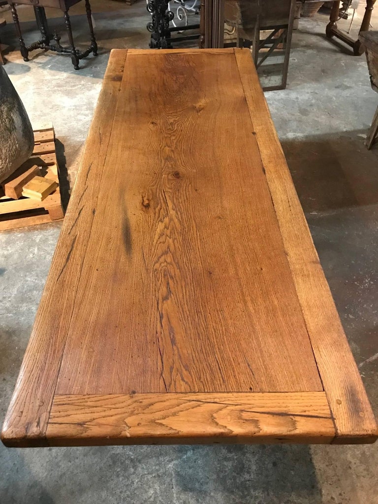 French Farm Table or Trestle Table at 1stDibs