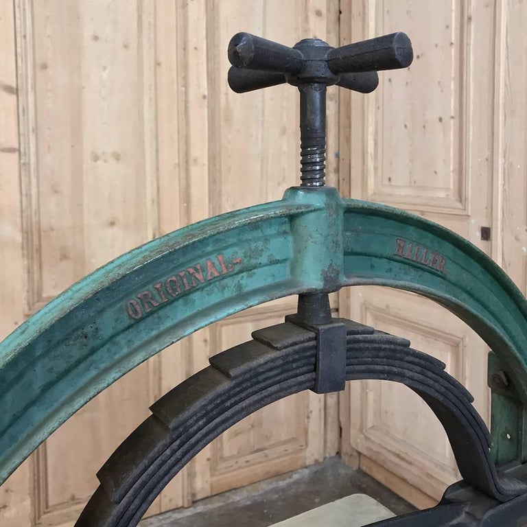 Antique Industrial Laundry Cloth Roller Press at 1stDibs