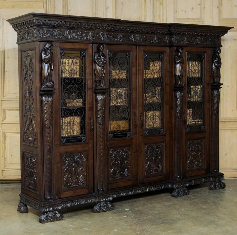 Stunning One-of-a-Kind Grand Italian Renaissance Office Suite in Walnut ...