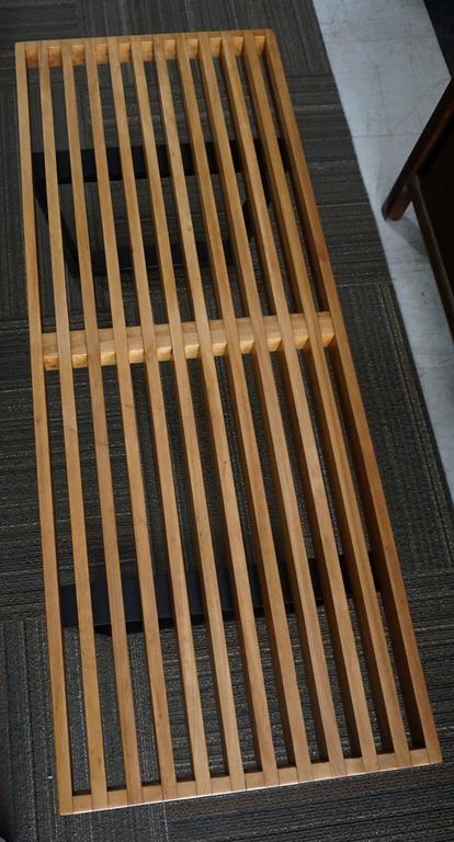 George Nelson 48 Inch Slat Bench at 1stDibs