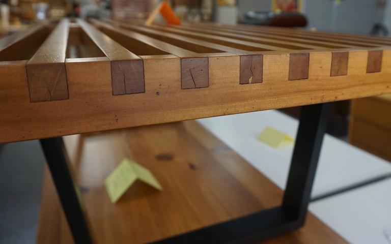 George Nelson 48 Inch Slat Bench at 1stDibs