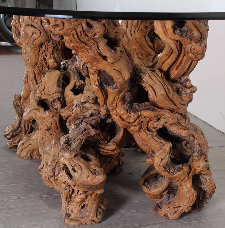 Vintage Grapevine Tree Trunk Dining Table, 1970 at 1stDibs | grapevine ...
