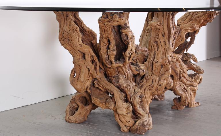 Vintage Grapevine Tree Trunk Dining Table, 1970 at 1stDibs | grapevine ...