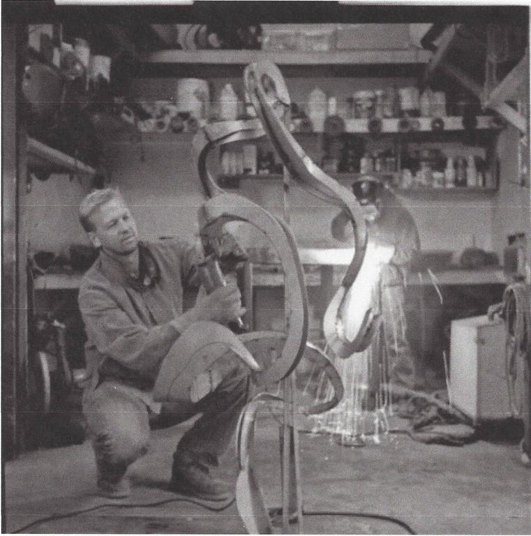 Monumental "Petit Glace" Stainless Steel Sculpture by Jon Krawczyk ...