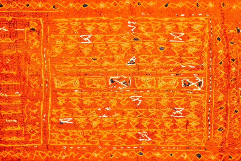 Exceptional, 1950s Iraqi Embroidered Textile at 1stDibs