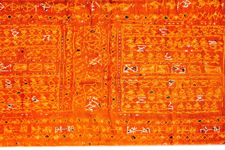 Exceptional, 1950s Iraqi Embroidered Textile at 1stDibs