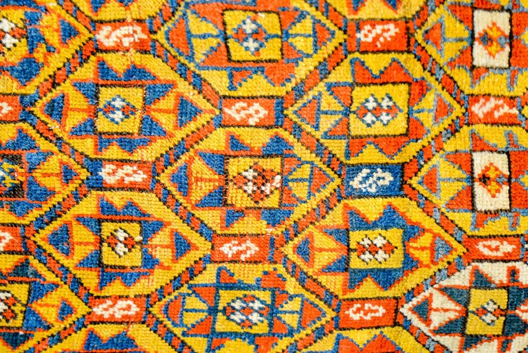 Fantastic Late 19th Century Kazak Rug For Sale at 1stDibs