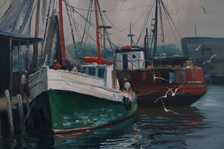 Oil on Canvas by M. Stoffa, American, Titled "Rockport" For Sale at ...