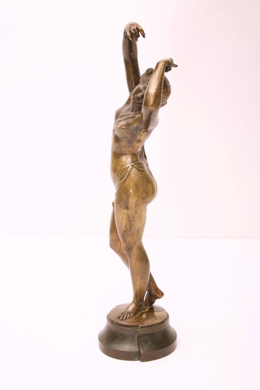 Epoch Art Nouveau Bronze Sculpture, Spanish Dancer by Louis Kley at 1stDibs