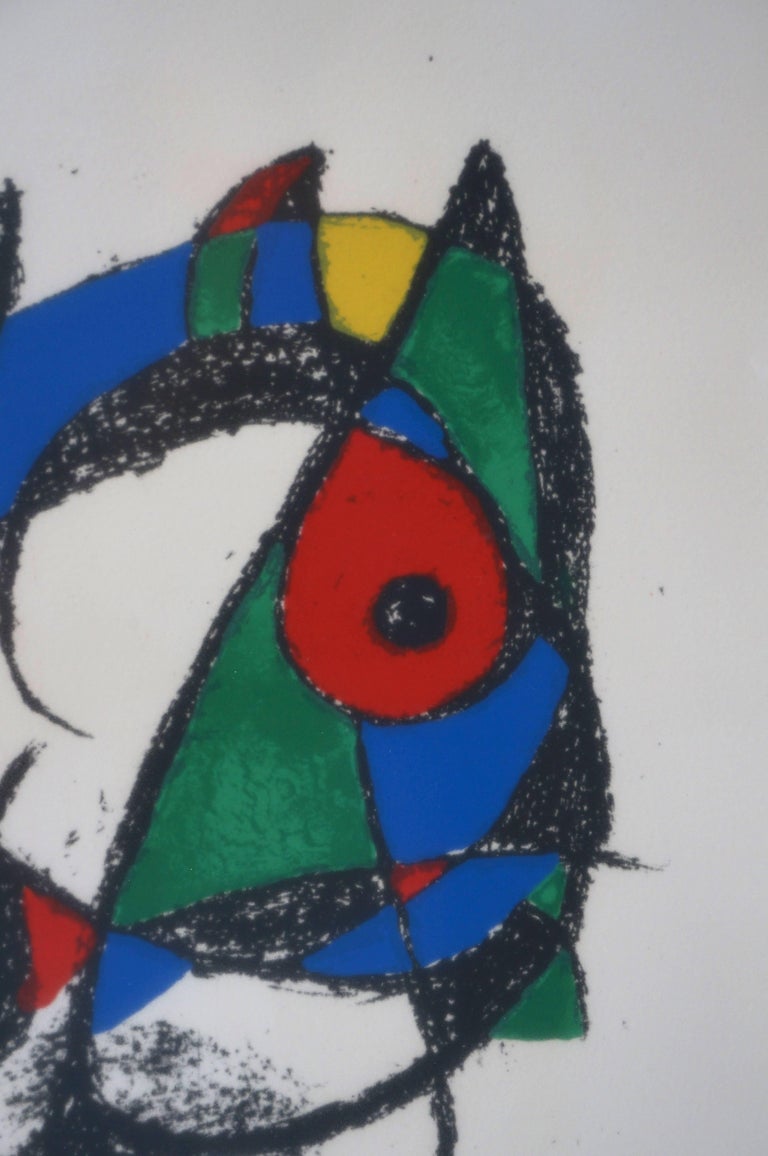 Joan Miro Lithograph, Miro Lithographs II, circa 1975, Plate 2 at 1stDibs