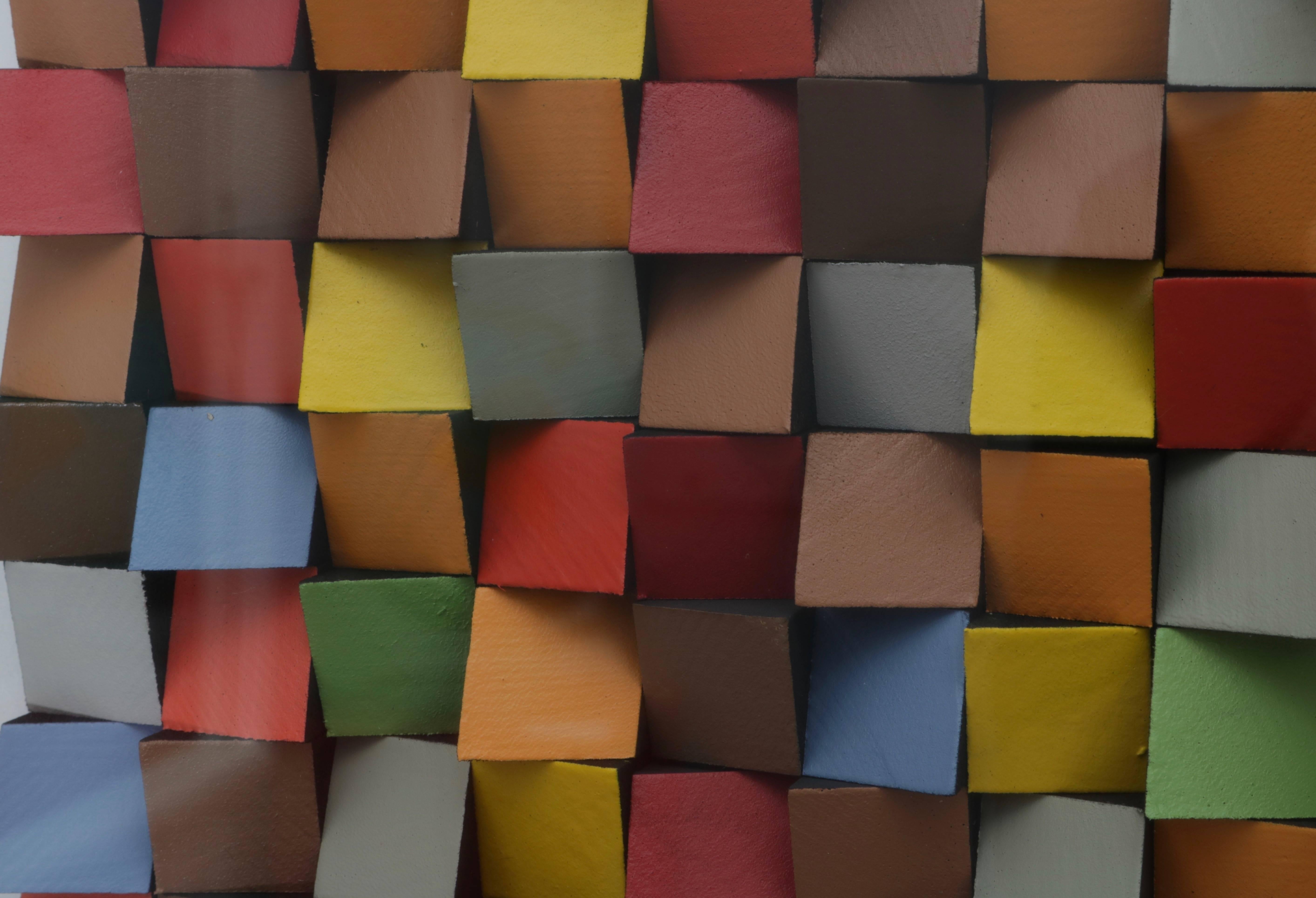 Framed Limited Edition Artwork Titled "COLORS-705" by Cicero Silva at ...