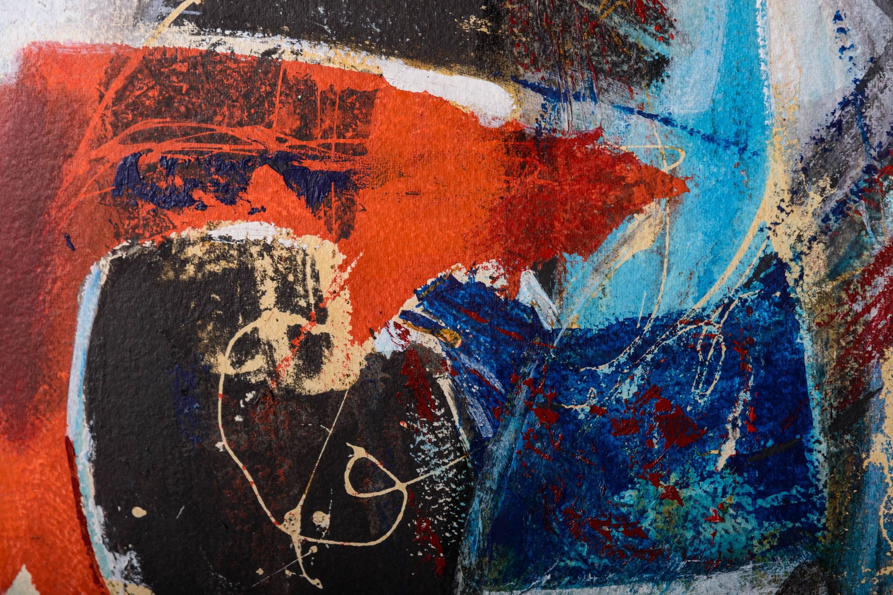 Mid-Century Abstract Watercolor by the American Artist Edith Ferullo at ...