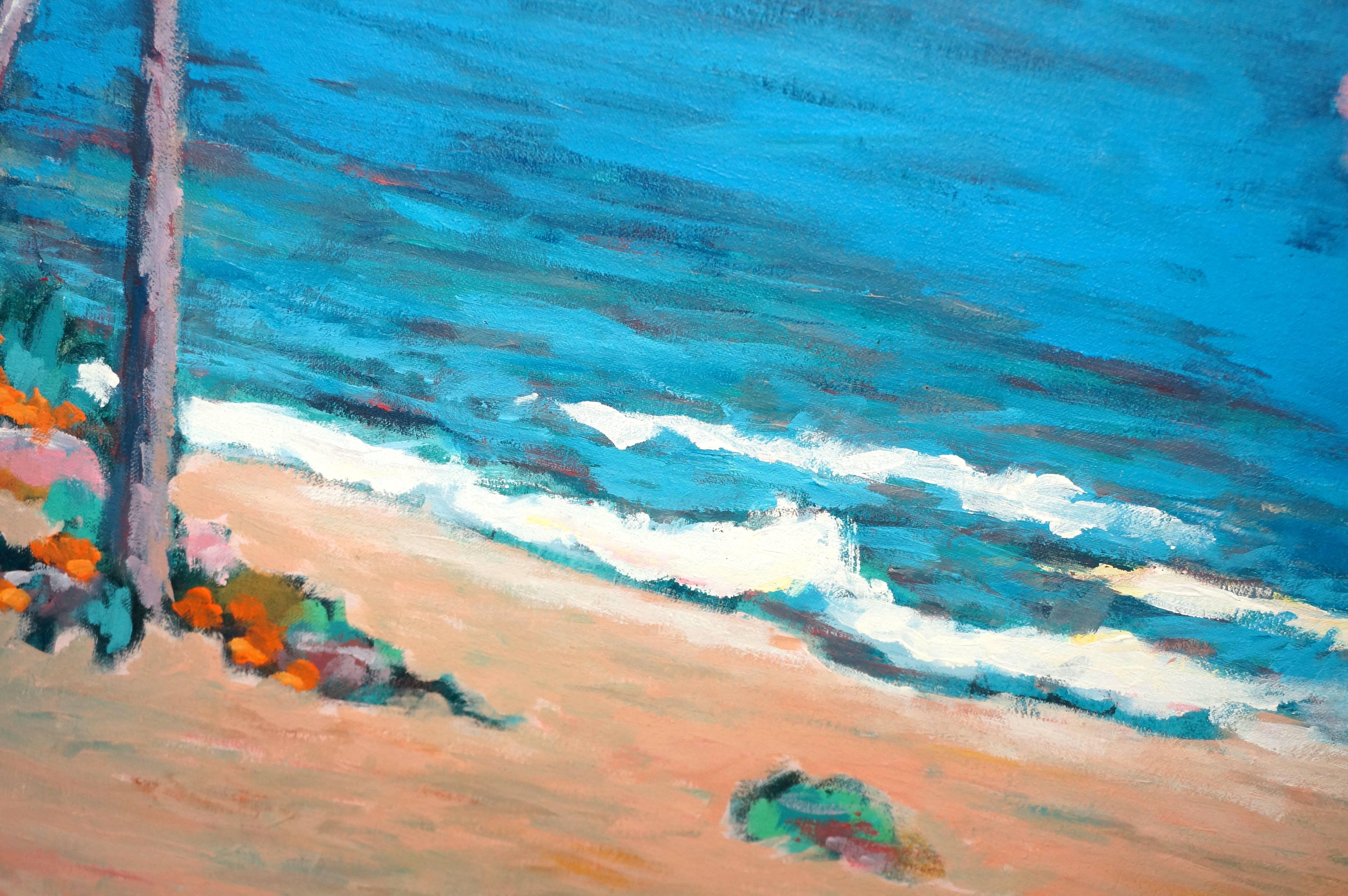 Set of Two Oil on Canvas, Hawaiian Islands by American Artist Nathan ...