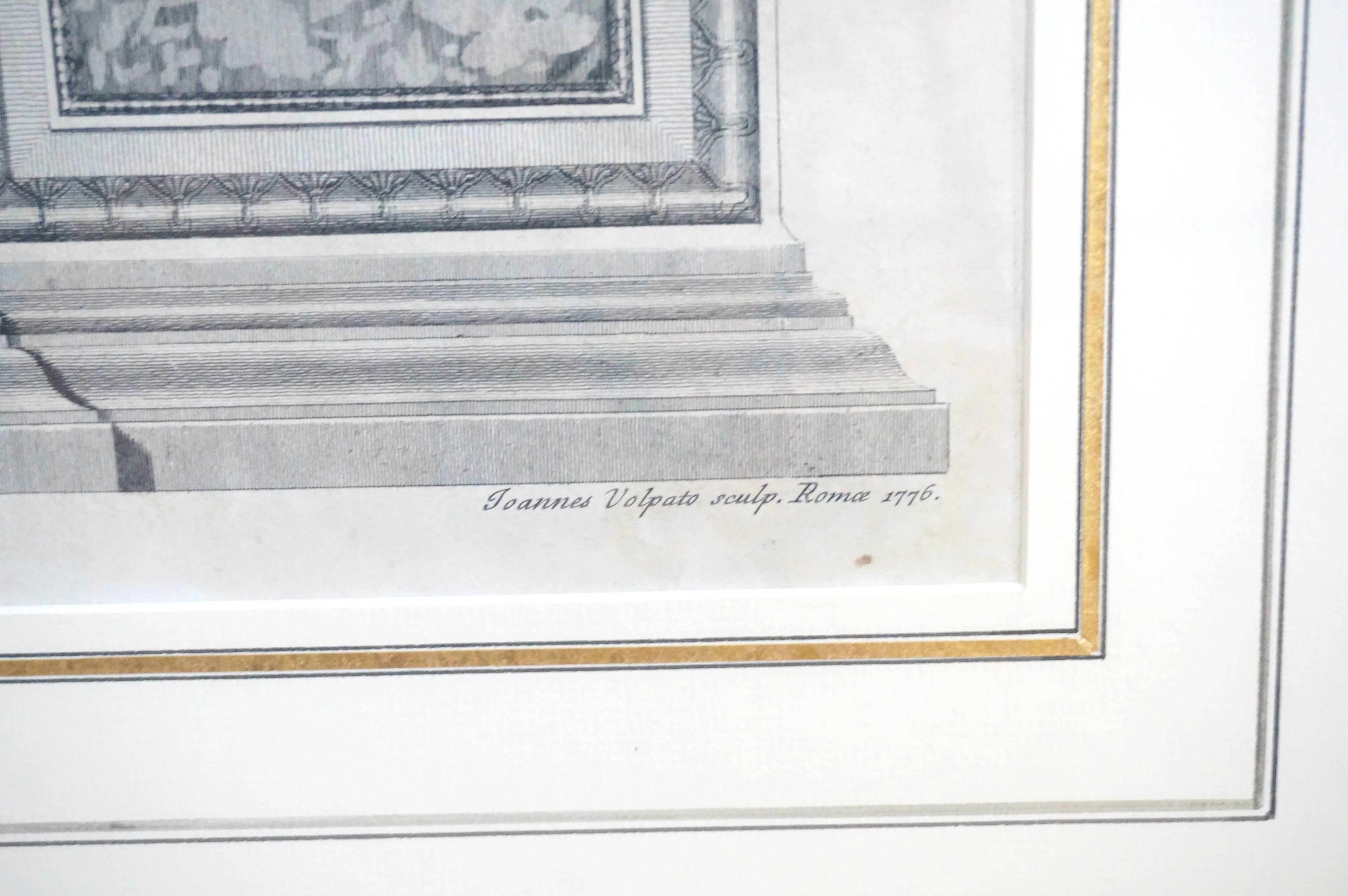 18th Century Italian Neoclassical Engraving at 1stDibs