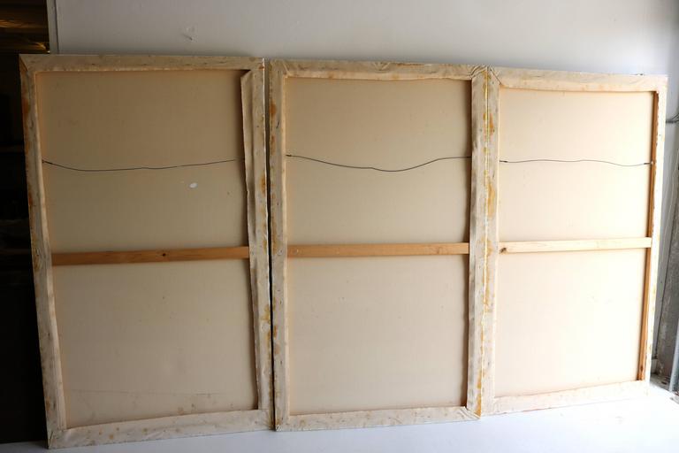 Oil on Canvas Triptych at 1stDibs