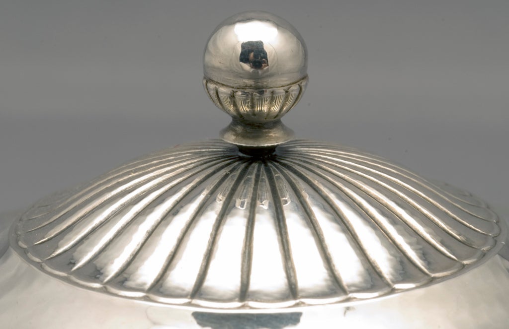 Georg Jensen Covered Sugar Bowl, Johan Rohde Design, Early 20th Century ...