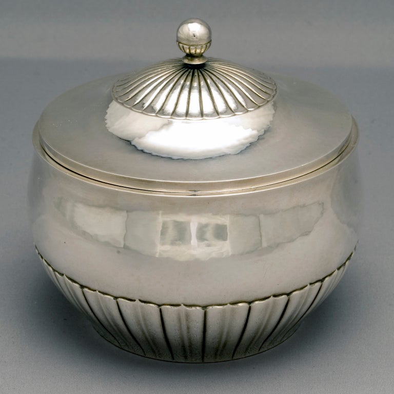 Georg Jensen Covered Sugar Bowl, Johan Rohde Design, Early 20th Century ...