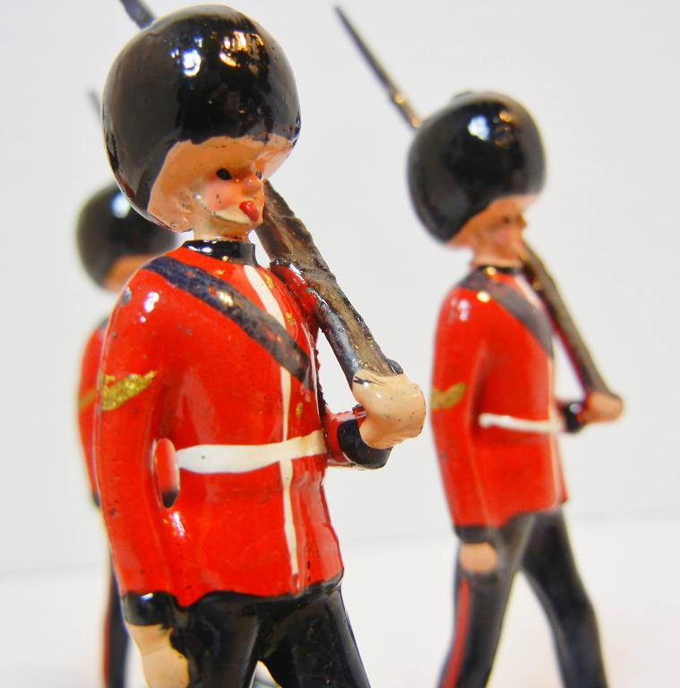 Color Party of the Scots Guards, Vintage Lead Toy Soldiers by W ...