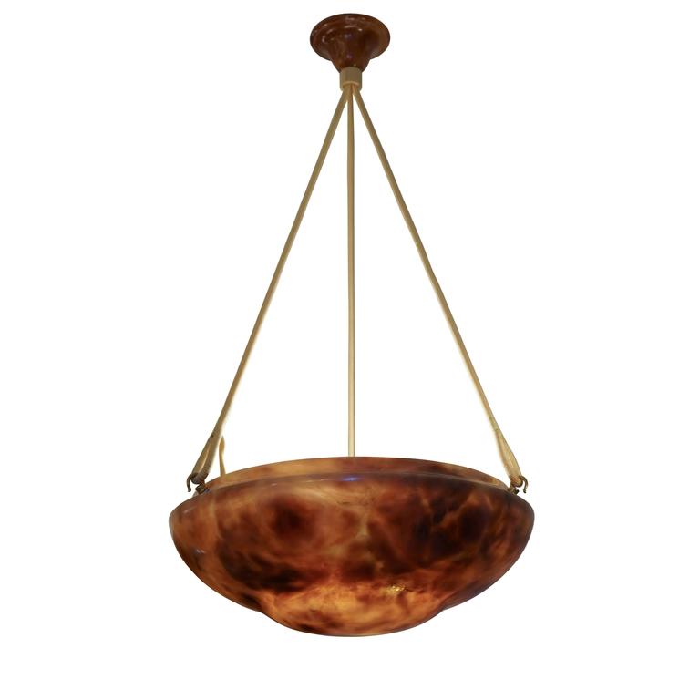 Alabaster Light Fixture at 1stDibs