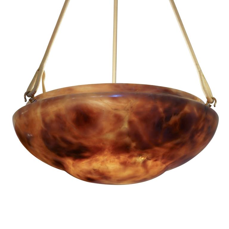 Alabaster Light Fixture at 1stDibs