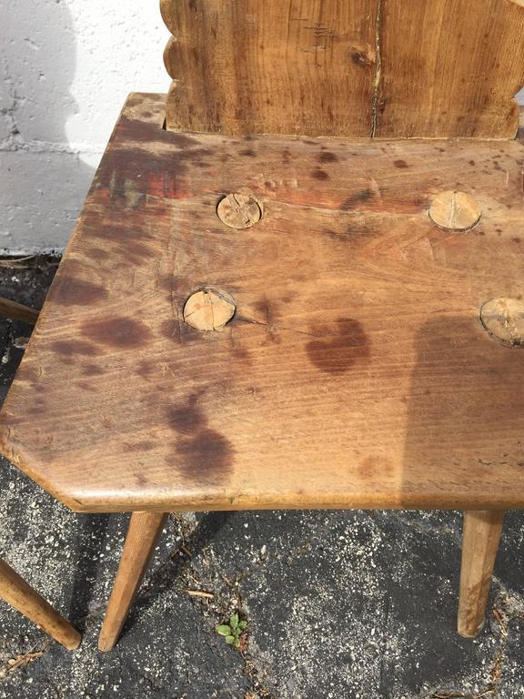 Set of Eight 19th Century Swiss Alpine Chairs at 1stDibs